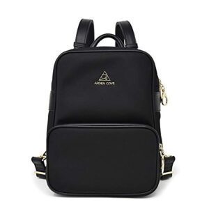 arden cove carmel anti-theft waterproof backpack (black)