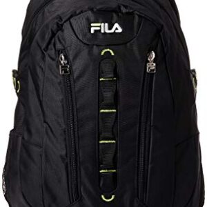 Fila Vertex Tablet and Laptop Backpack, Black, One Size