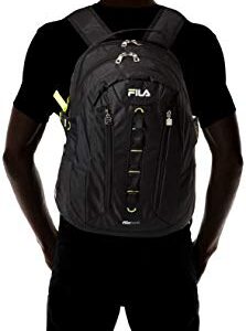 Fila Vertex Tablet and Laptop Backpack, Black, One Size