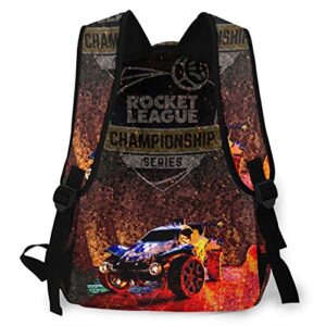 Rocket Sport League Backpack Man Woman Stylish Knapsack Travel Multipurpose Daypacks Boys Girls Shoulders Bag One Size