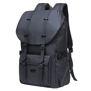 KAUKKO Laptop Outdoor Backpack, Traveling Rucksack Fits 15.6 Inch Laptop(5-8-Black)