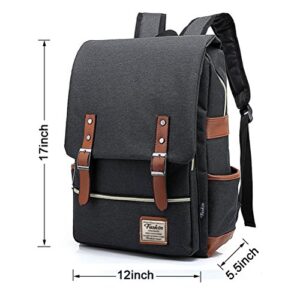 Slim Laptop Backpack for Women, Fashion Travel Rucksack College School Bookbag