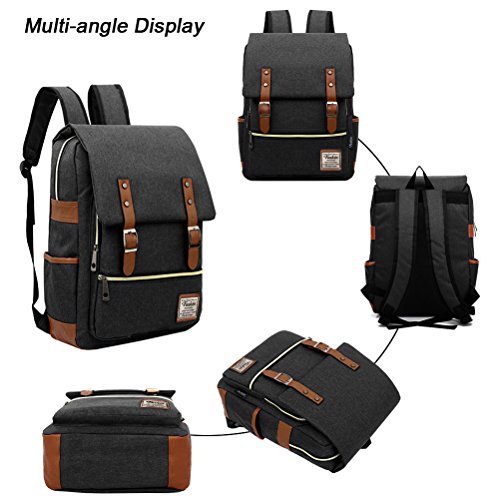 Slim Laptop Backpack for Women, Fashion Travel Rucksack College School Bookbag