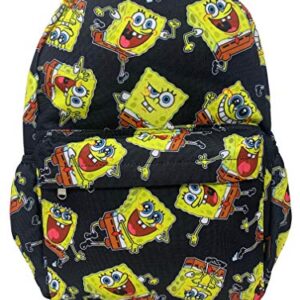 SpongeBob SquarePants 16 Inches Large Allover Print Backpack with Laptop Sleeve