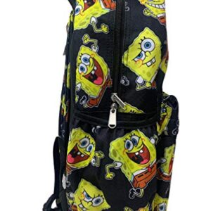 SpongeBob SquarePants 16 Inches Large Allover Print Backpack with Laptop Sleeve