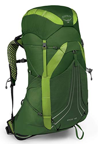 Osprey Exos 48 Men's Backpacking Backpack Tunnel Green, Small