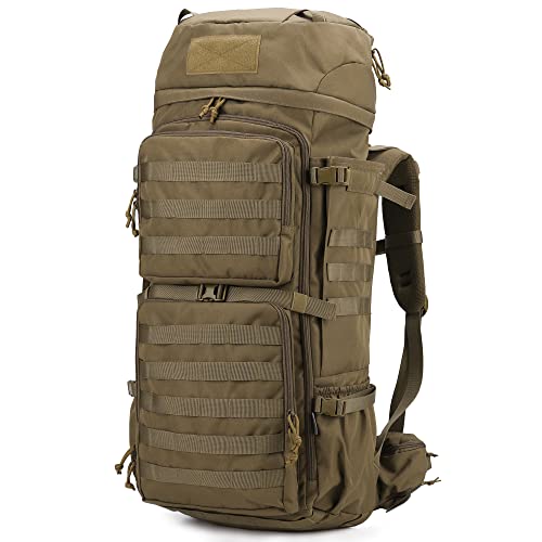 Mardingtop 28L+75L Molle Hiking Tactical Backpack Khaki