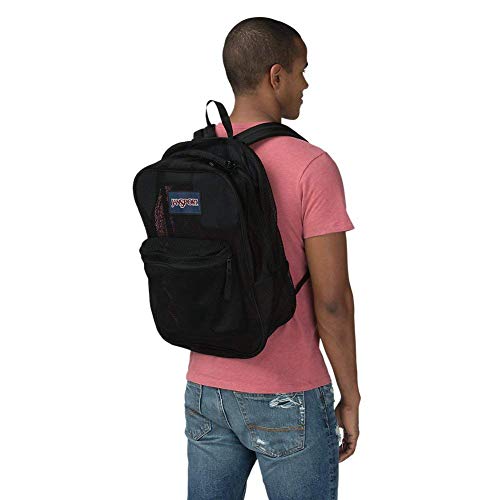 JanSport Mesh Pack (Black Black, One_Size)