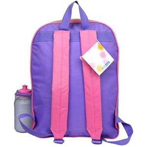 Backpack - Barbie - Large Backpack with Water Bottle - Purple