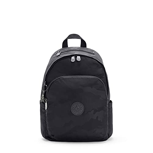 Kipling Delia Backpack Black Camo Emb