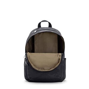 Kipling Delia Backpack Black Camo Emb