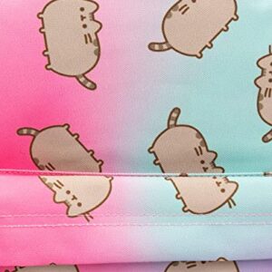 Pusheen Backpack Cat Pom Pom Keyring Pink Rucksack 16”