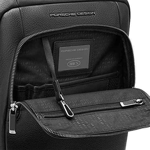 Bric's Porsche Design Roadster Leather Backpack (Extra Small)