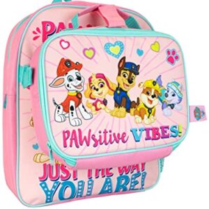 Paw Patrol Kids Backpack and Lunchbag Pink