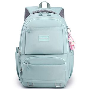 backpack for school girls bookbag cute bag college middle high elementary school backpack for teen girls (blue)