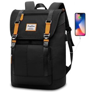 yamtion 17 inch laptop backpack college bookbag high school backpack for girls & boys teenagers,backpack business laptop knapsack with usb charging port for women & men