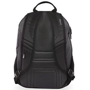 Fila Argus 5 Laptop Backpack, Black/Grey, One Size