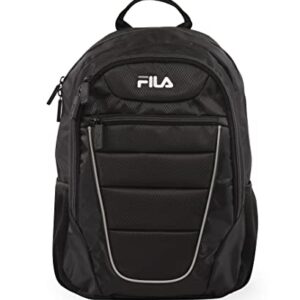 Fila Argus 5 Laptop Backpack, Black/Grey, One Size