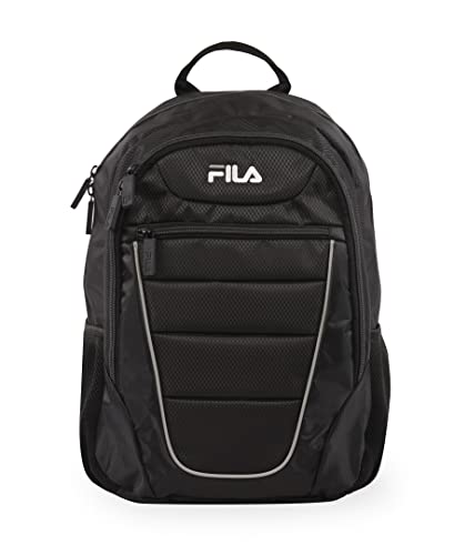 Fila Argus 5 Laptop Backpack, Black/Grey, One Size