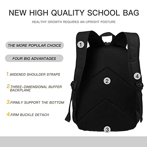 Fashion Backpack Durable Laptop Backpacks 17 Inch Bookbags Casual Daypack for Men Women Teen Boys Girls