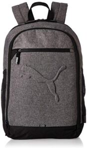 puma unisex puma buzz backpack, mens, 07358140, medium grey heather, standard size