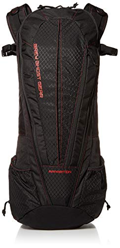 Grey Ghost Gear Daypack Backpacks, Black/Black Diamond with Red Stitiching (GTG5874-2-2D)