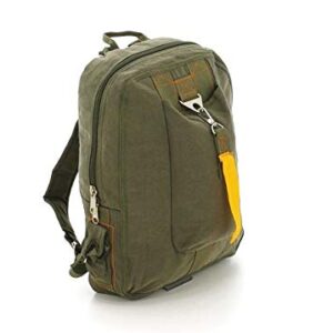 Olive Drab Vintage Canvas Flight Bag