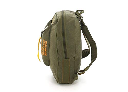 Olive Drab Vintage Canvas Flight Bag