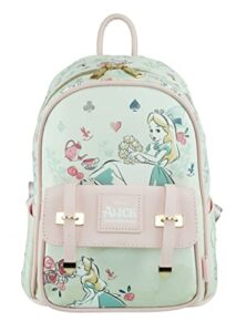 disney alice in wonderland wondapop 11 inch vegan leather mini backpack