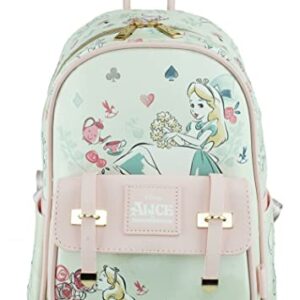 Disney Alice in Wonderland Wondapop 11 Inch Vegan Leather Mini Backpack