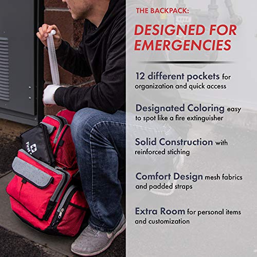 Emergency Zone | Urban Backpack (Red) - 48L