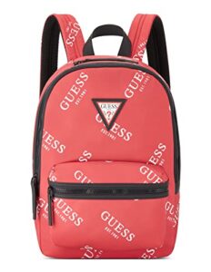 guess originals logo backpack, red