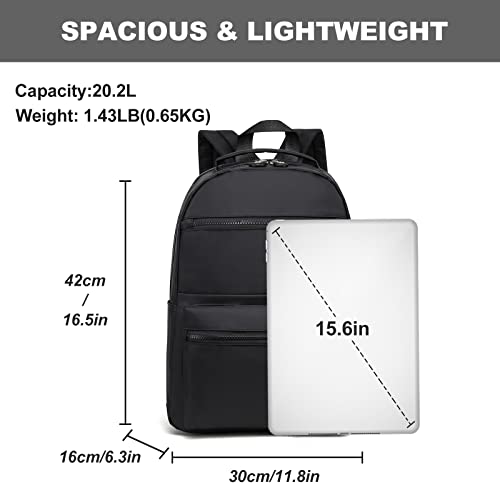 Gooday Business Travel Laptop Backpack for Men ＆ Women，Nylon Waterproof Fabric Protects Laptop