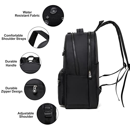 Gooday Business Travel Laptop Backpack for Men ＆ Women，Nylon Waterproof Fabric Protects Laptop