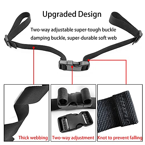 Sternum Strap for Backpacks, Backpack Chest Strap for Adults and Kids, 2 Pack Heavy Duty Adjustable Outdoor Backpack Accessories with Quick Release Buckle for Hiking Climbing Riding Runing and Blower