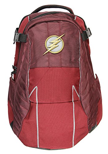 DC Comics The Flash Built Uniform Suit Comic Book Superhero Backpack Laptop Bag