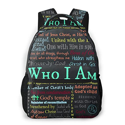 Inspirational Bible Scripture Backpack Christian Book Bags for Boys Girls Elementary School Bags Back to School Gift Bookbag 2nd 3rd 4th 5th 6th Grade