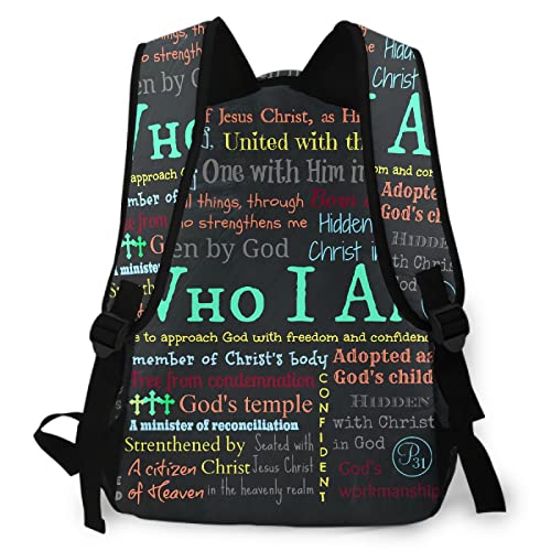 Inspirational Bible Scripture Backpack Christian Book Bags for Boys Girls Elementary School Bags Back to School Gift Bookbag 2nd 3rd 4th 5th 6th Grade