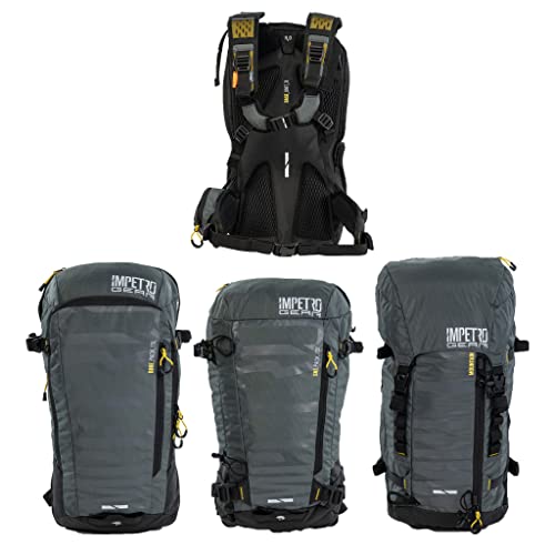 Baltoro Complete Suite of 3 Outdoor Backpacks - Fully Compatible Base Unit with Bike-Pack, Ski-Pack, and Mountain-Pack - Hunting Backpack with Searchable RECCO Technology -Year-Long Traveling Backpack