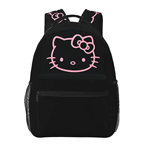 BAMARO Cute Cartoon Cat Backpack Casual Travel Backpacks Lightweight Bookbag for Girls Women Kids