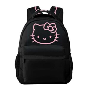 BAMARO Cute Cartoon Cat Backpack Casual Travel Backpacks Lightweight Bookbag for Girls Women Kids