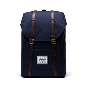 herschel retreat, peacoat/chicory coffee, one size