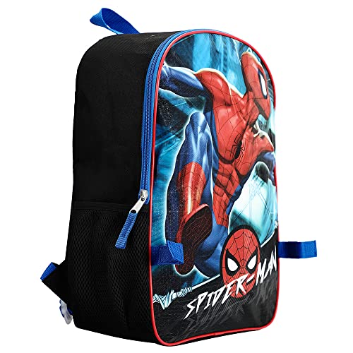 Marvel Spiderman superhero Kids Backpack and Lunch box Set for boys