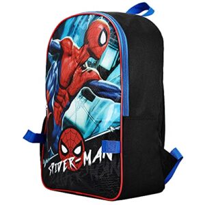 Marvel Spiderman superhero Kids Backpack and Lunch box Set for boys