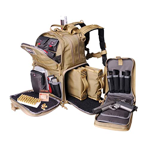 G5 Outdoors Tactical Range Backpack -Tan , 12x10x6