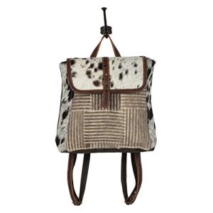 Myra Bag Women's Crossroads Cowhide Backpack Brown One Size