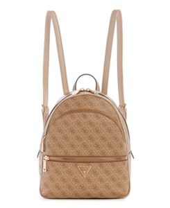 guess manhattan large backpack, latte logo