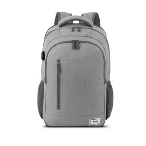 Solo Re:Define Laptop Backpack, Gray, 15.6"