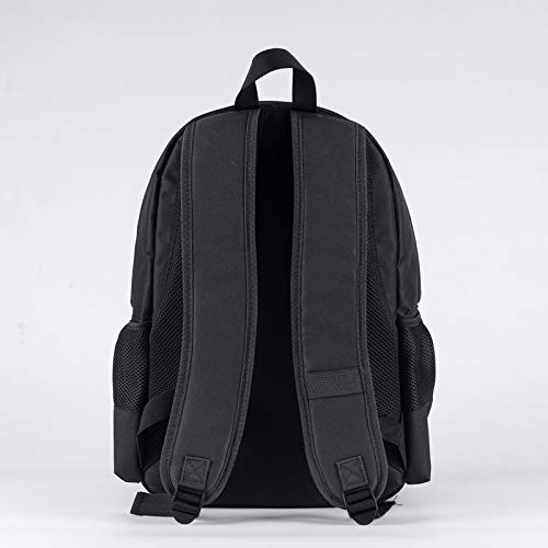 MNBVCX Laptop Backpack 17 Inch Black Red Bookbag Cartoon Casual Backpacks for Men Outdoor Hiking Camping