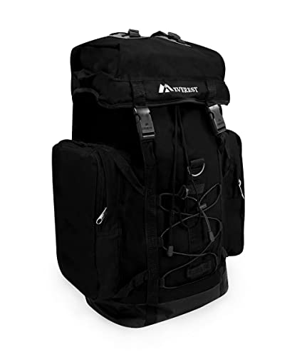 Everest Hiking Pack, Black, One Size